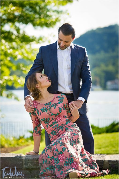 danielle & louis's lake george engagement session - Tom Wall Photography
