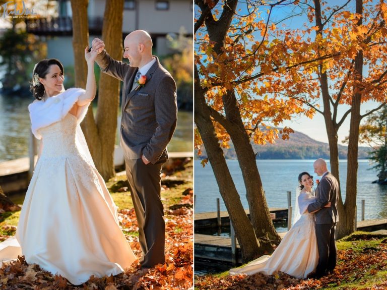 kara & clint, the inn at erlowest, lake george, ny - Tom Wall Photography